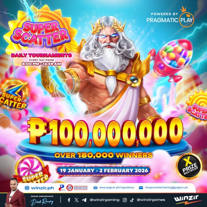 Join the SUPER SCATTER Daily Tournaments and Win Big at WinZir ...
